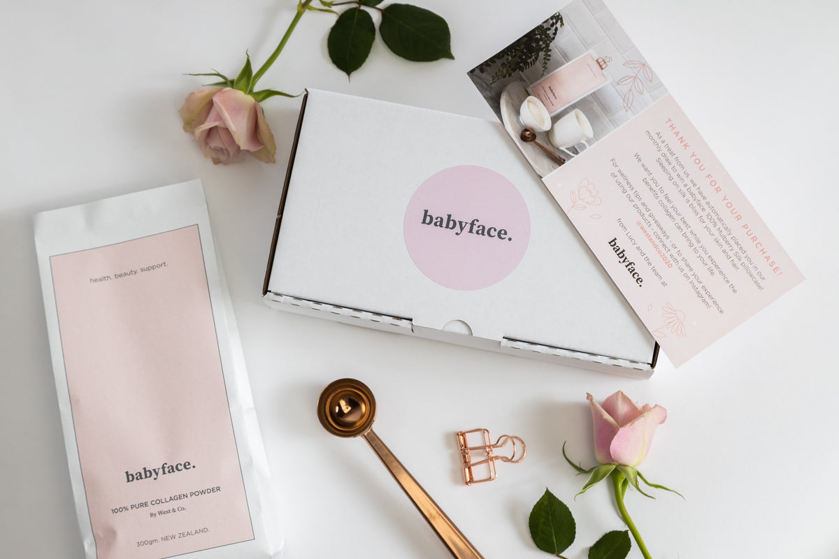 babyface. 100% pure collagen powder, by West & Co, New Zealand ...